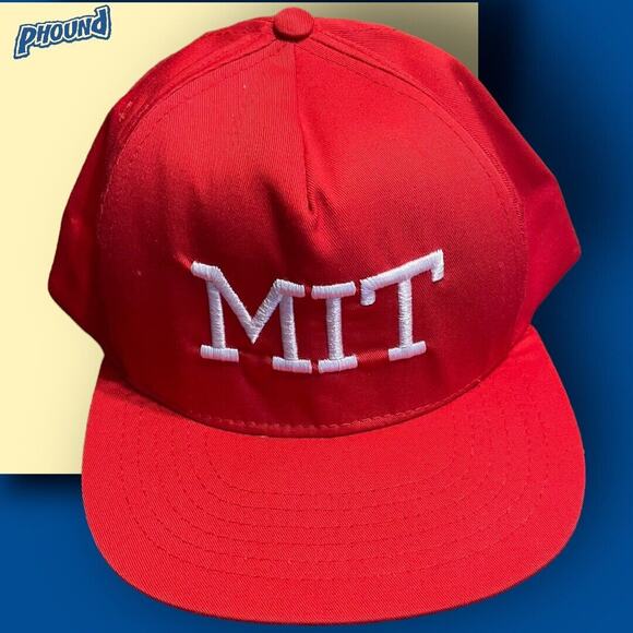 MIT | Accessories | Vtg Mit Snapback Hat Massachusetts Institute Of ...
